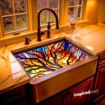 Spice Up Your Kitchen with Stained Glass Sinks - A Kaleidoscope of Color!