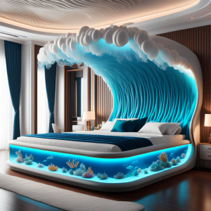 Wave Bed: The Perfect Fusion of Comfort and Modern Design