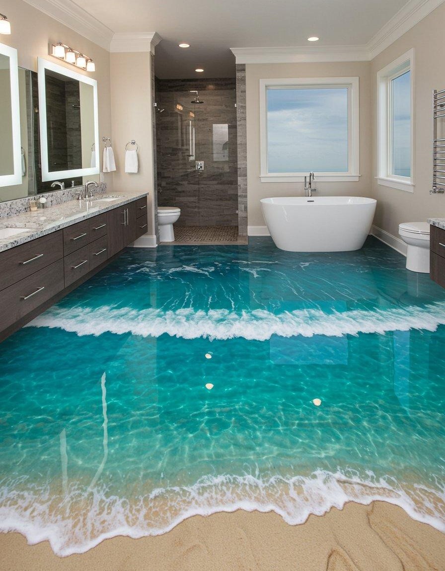 Active scene epoxy floor: Transform Your Space with Dynamic Themed Flooring